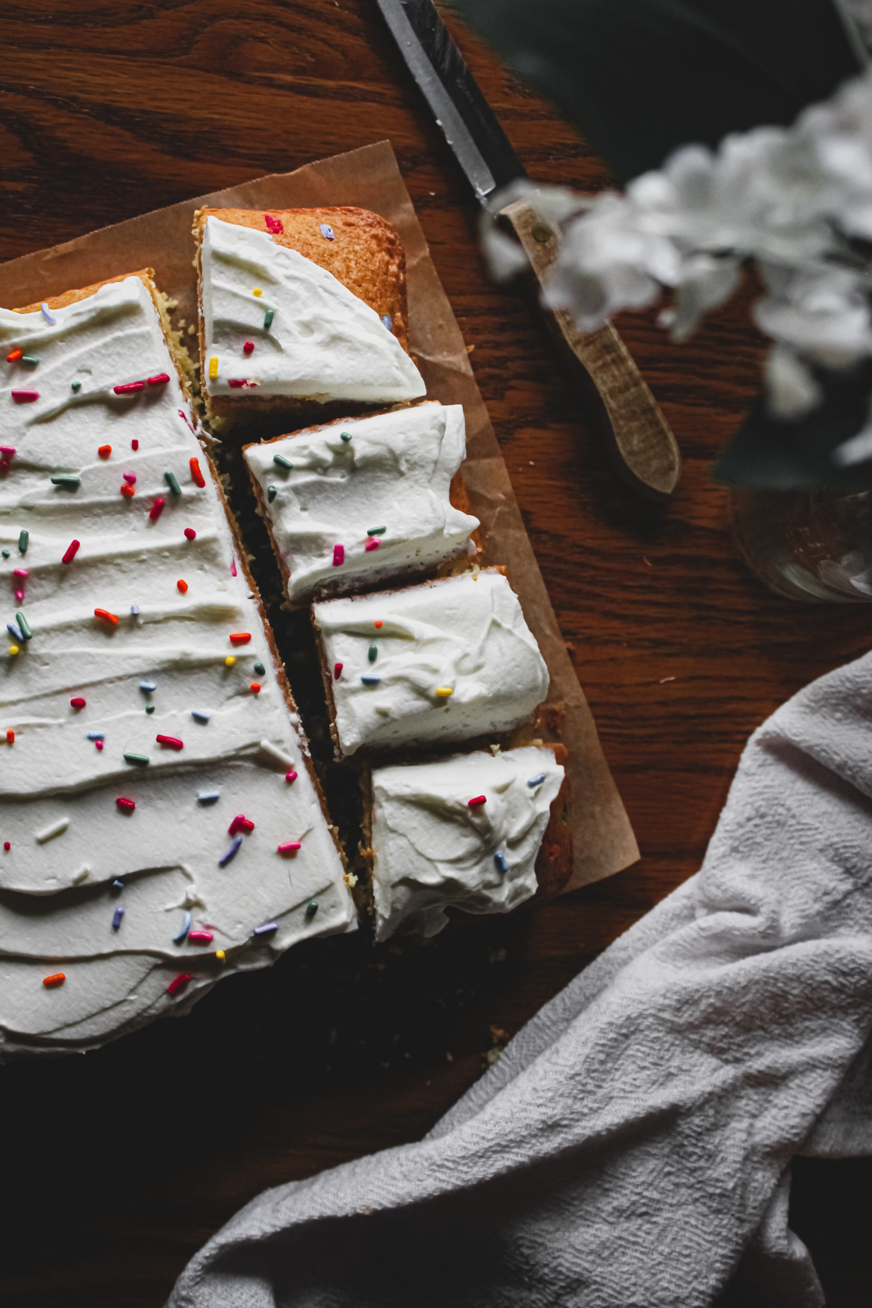 Funfetti Sheet Cake - Her Dreamy Kitchen